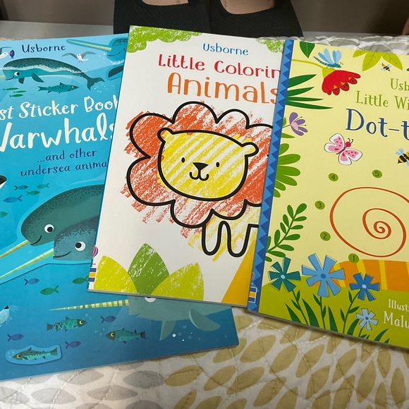 Toys | Awesome Lot 3 Bn Kid Interactive Books Coloring Sticker And Dot ...
